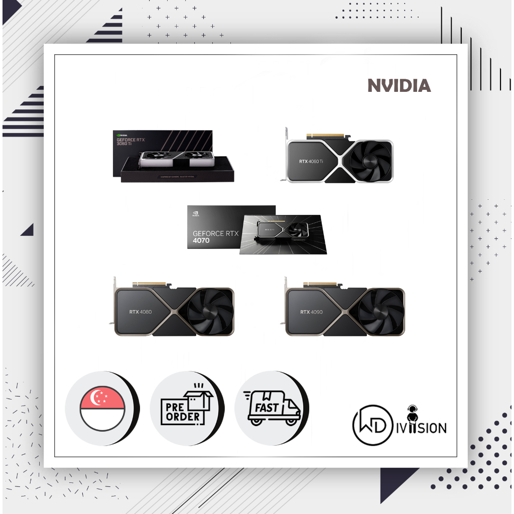 NVIDIA GeForce RTX GDDR6 GDDR6X 3060 Ti , 4060 Ti , 4070 , 4080 , 4090 ...