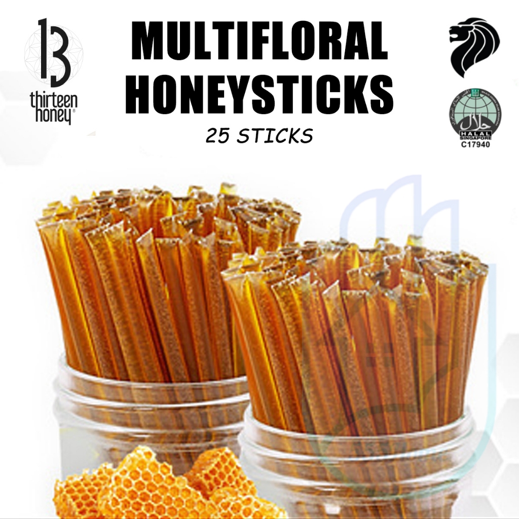 [SG] Multifloral Honey Sticks / 100% Natural Honeysticks Pure ...