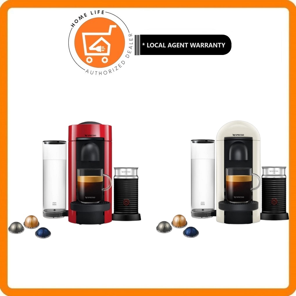 Nespresso VertuoPlus Coffee Machine With Aeroccino Bundle | Shopee ...