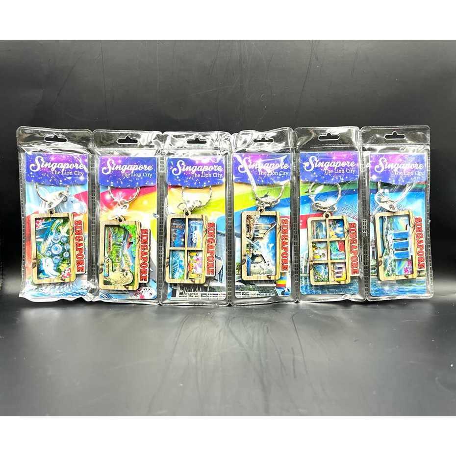 Singapore Keychain / Metal / Merlion / 6pc set souvenir | Shopee Singapore
