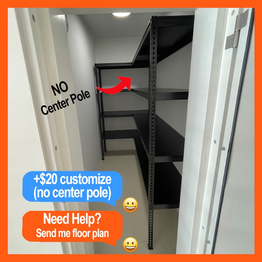 Metal Boltless Storage Rack for HDB Bomb Shelter Store Room FREE ...