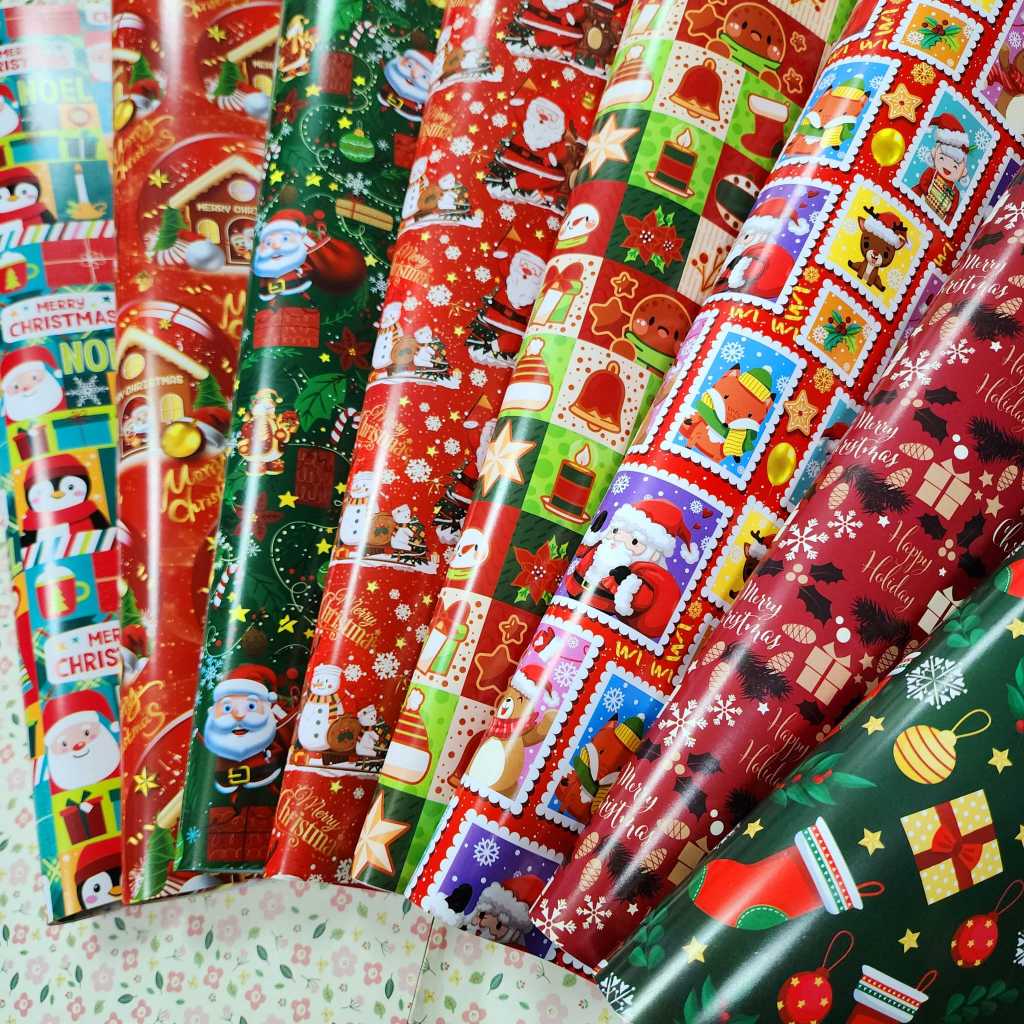 [5 Sheets Bundle] [WRP 20] Wrapping Paper | Gift Wrapper | Christmas ...