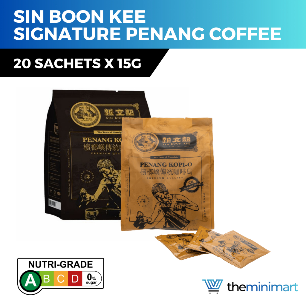 Sin Boon Kee Signature Penang Kopi-O - Premium Quality Instant Coffee ...
