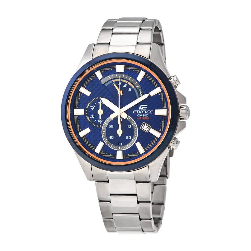 Casio Edifice Standard Chronograph Analog Blue Dial Quartz EFV-530DB-2A ...