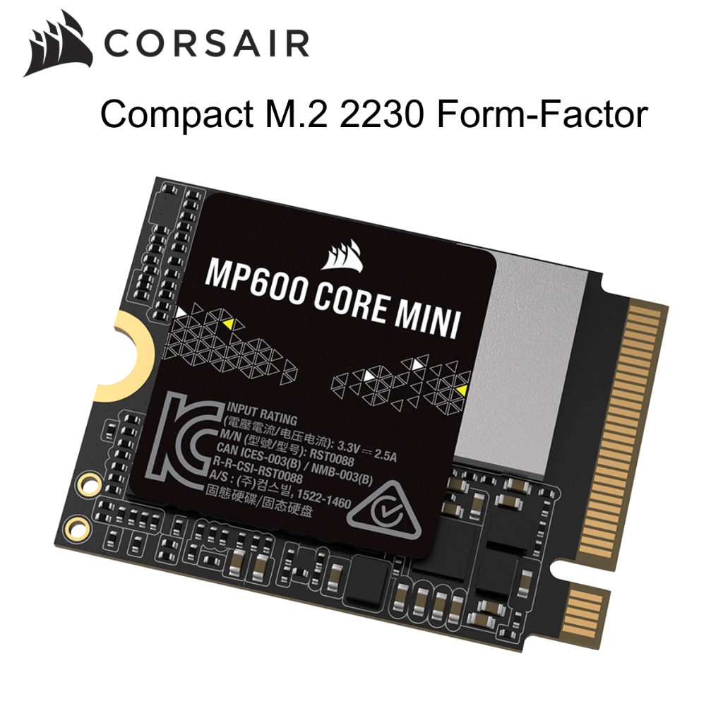 Corsair MP600 CORE MINI 1TB (Gen4) PCIe x4 NVMe M.2 2230 SSD | Shopee ...