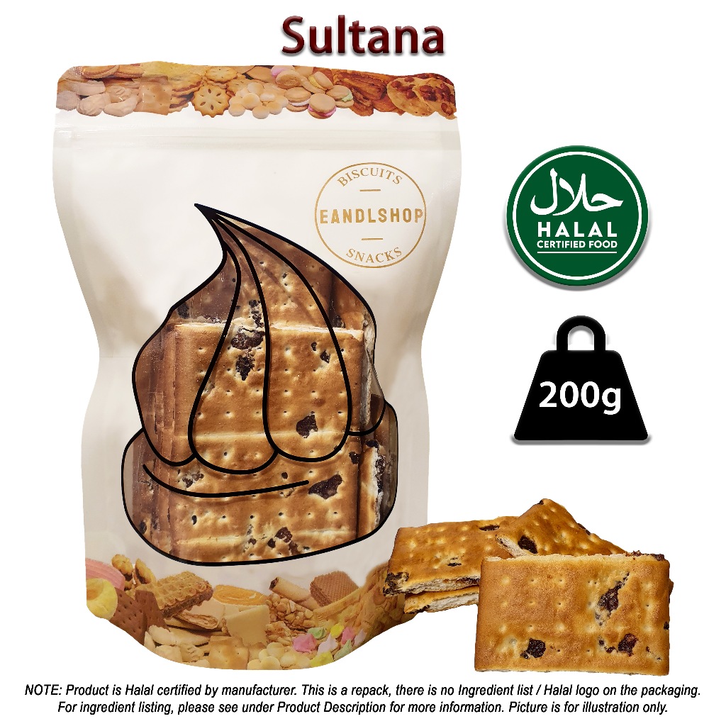 [EANDLSHOP] Sultana Biscuit 200g – old school, traditional, childhood ...
