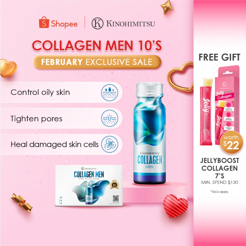 Kinohimitsu Collagen Men 5300mg Inner Beauty Supplement 50ml - Oil ...