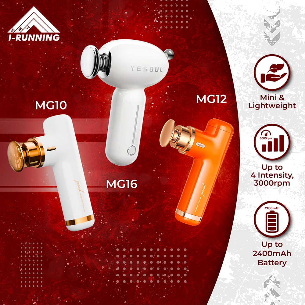 Yesoul Mini Massage Gun ★ MG12 ★ MG16 ★ Official Sole SG Distributor ...