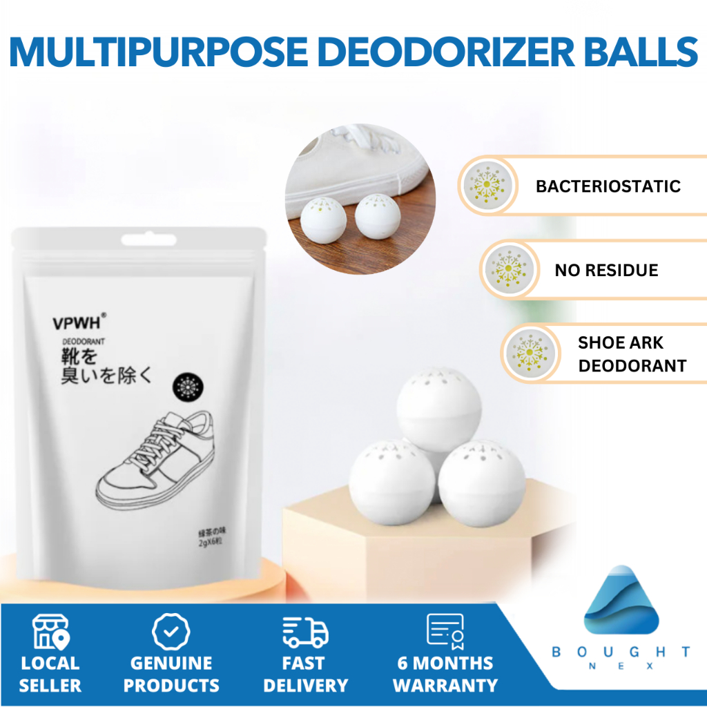 Multipurpose Deodorizer Ball - 6 Balls, Odor Eliminator, Freshener for ...
