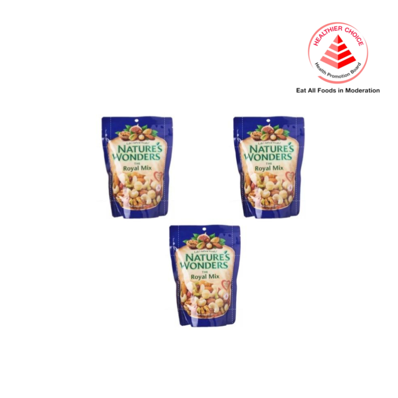 [Bundle of 3] Nature's Wonder The Royal Mix, 220g | Shopee Singapore