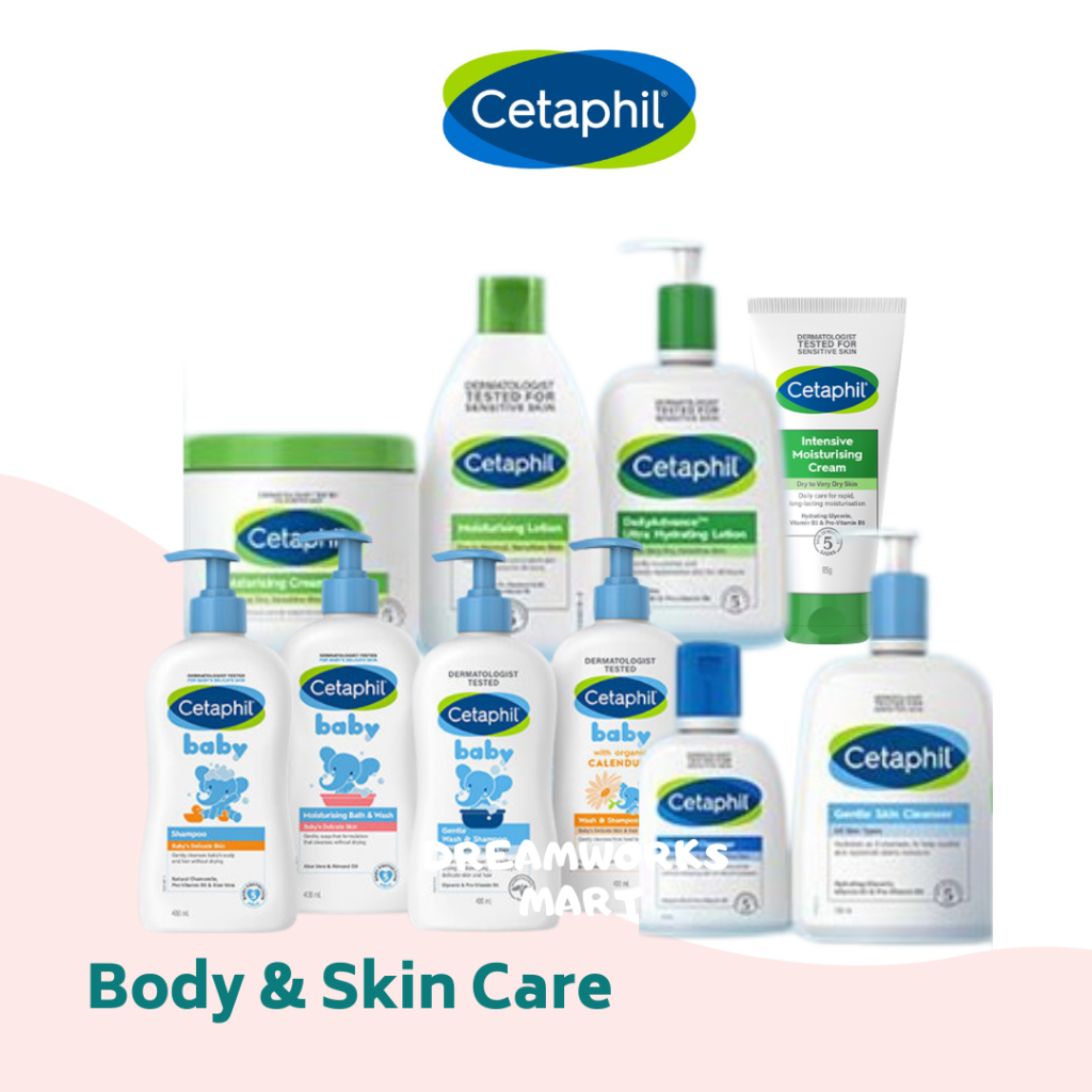 Cetaphil Baby Daily Lotion Baby Wash & Shampoo Cleansing Gentle Soap ...