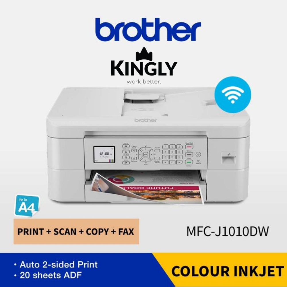 Brother MFC-J1010DW Wireless Colour Inkjet Printer | Shopee Singapore