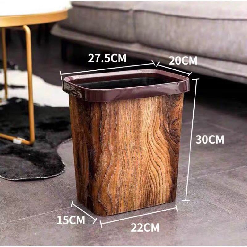 Unique Marble / Wood-look Waste Bin Dustbin Trashbin for kitchen ...
