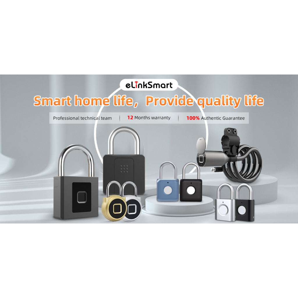 Smart door lock fingerprint padlock electronic door lock spherical lock ...