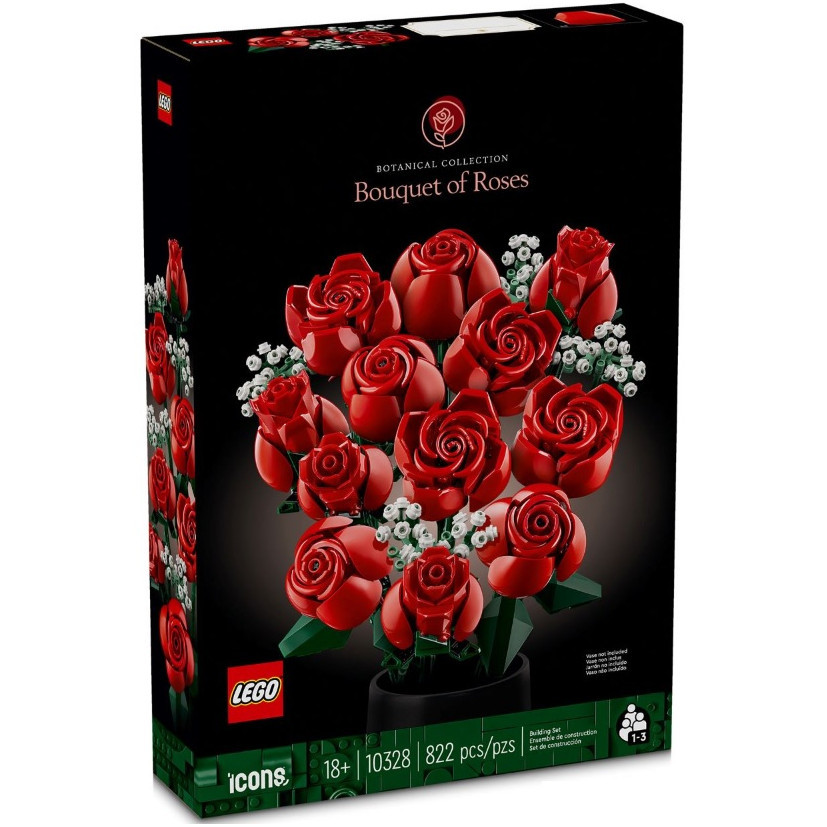 Lego 10328 Icons Botanical Collection Bouquet of Roses | Shopee Singapore