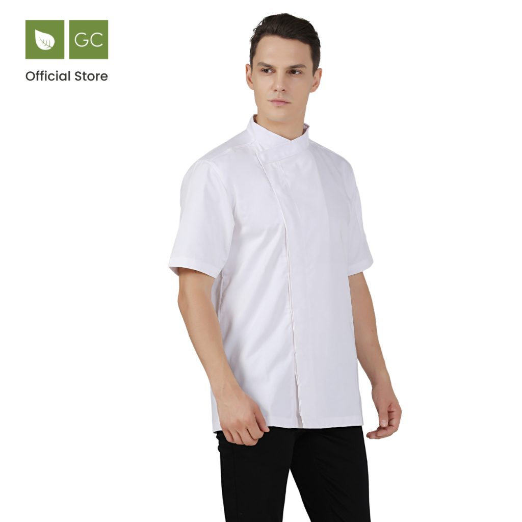 Thyme White Chef Jacket, Short Sleeve — Professional Chef Uniform ...