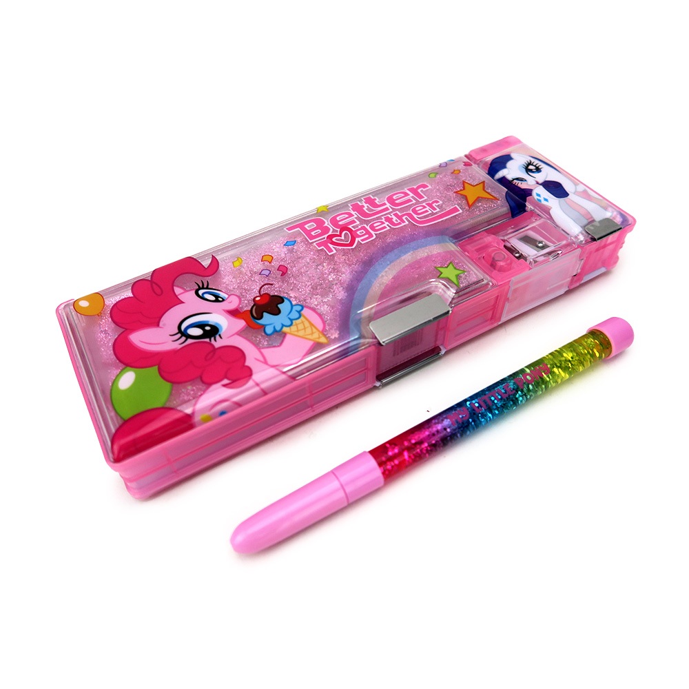 My Little Pony Meteor Shower Magnetic Pencil Case Set | Shopee Singapore