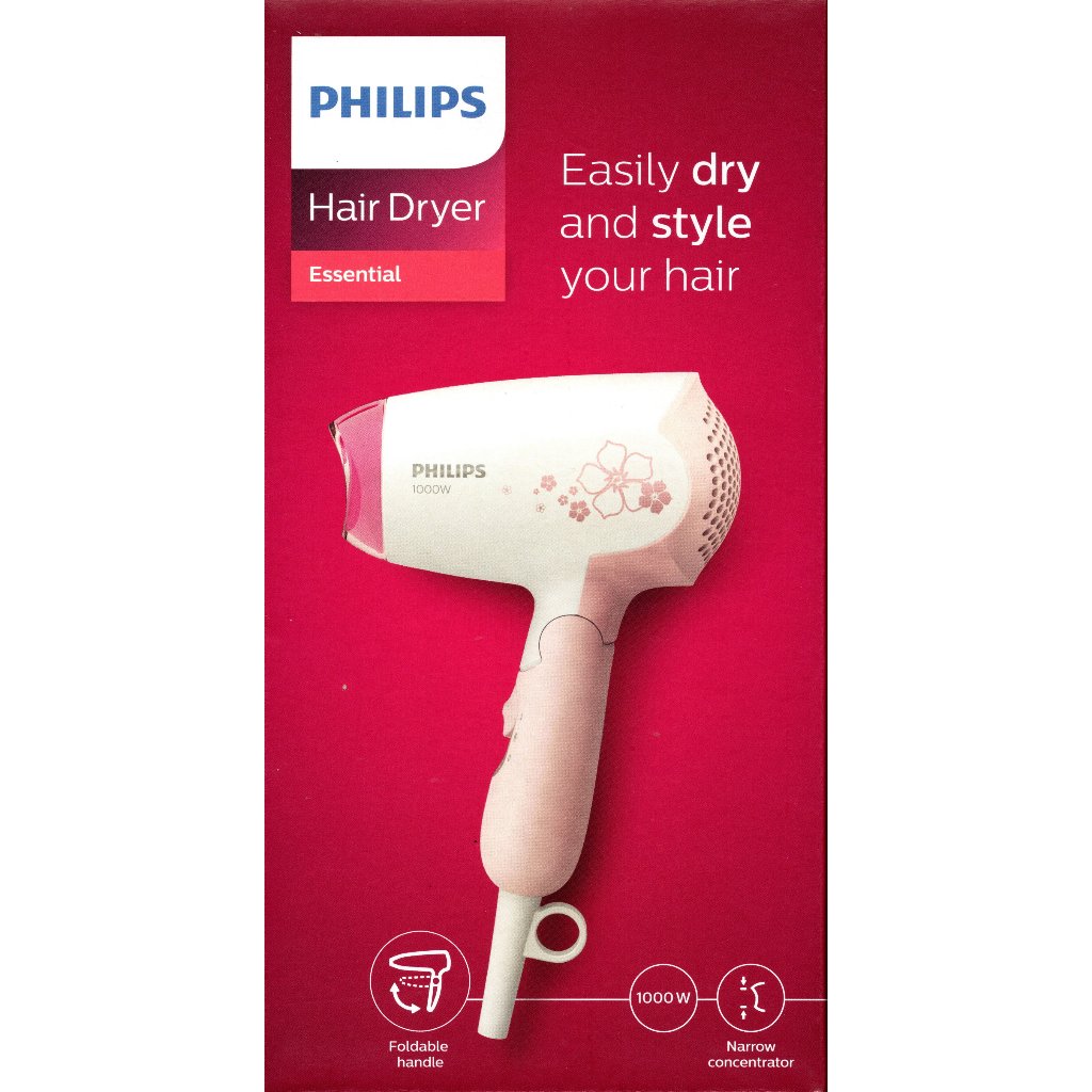 PHILIPS HP8108 Hairdryer and Styler, Compact and Powerful, Efficient ...