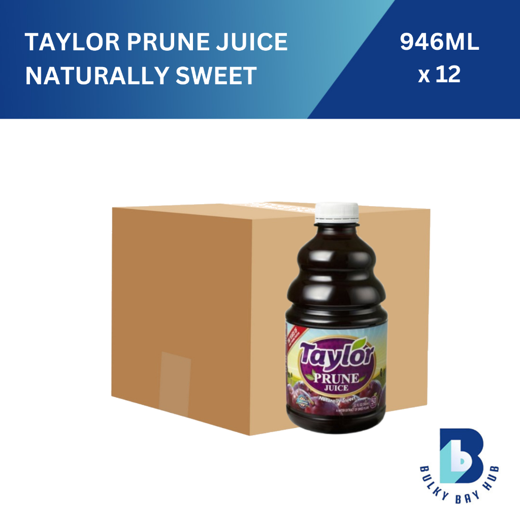 [Carton Deal] Taylor Prune Juice Naturally Sweet 946ml x12 | Shopee ...