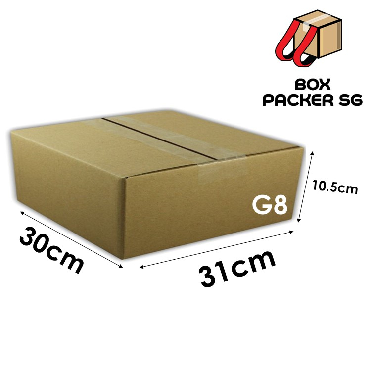 Square Packing Box/ Packaging Box/ Carton Box/ Kotak/ 纸箱 | Shopee Singapore