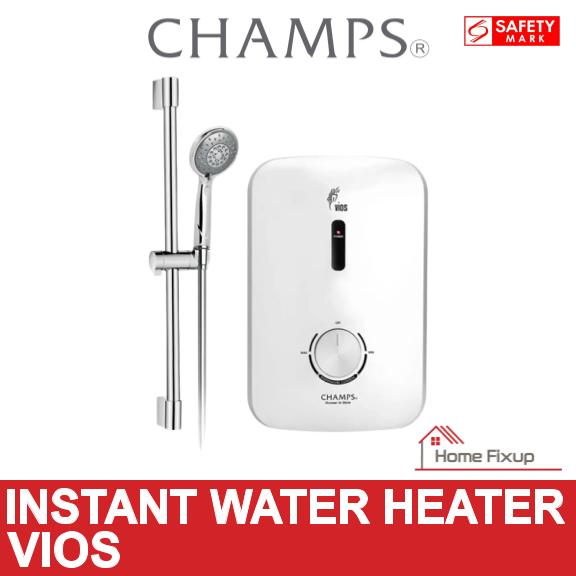 Champs Instant Water Heater Vios with Massage Shower Set | Shopee Singapore