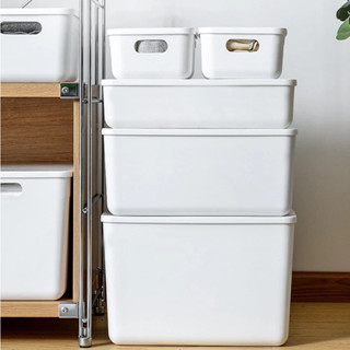 Multi-functional Stackable White plastic Storage Boxes | Shopee Singapore