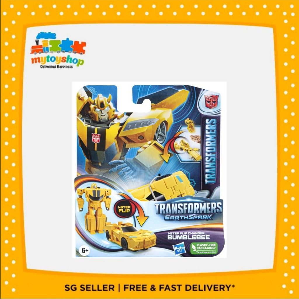 Transformers Earthspark 1 Step Flip Changer Bumblebee Action Figure | Shopee Singapore