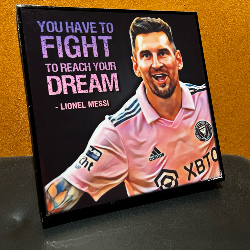 Lionel Messi : Motivational Soccer Pop Art Poster Frames | Shopee Singapore