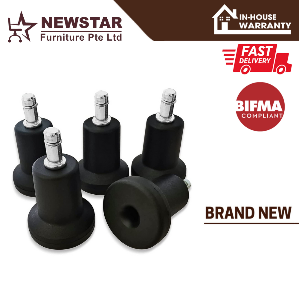 Office Chair Wheels Feet Locking, 5 Pcs Swivel Chair Fixed Casters ...