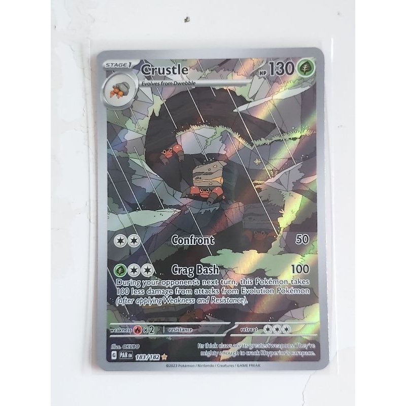 Pokemon crustle illustration rare paradox rift card | Shopee Singapore