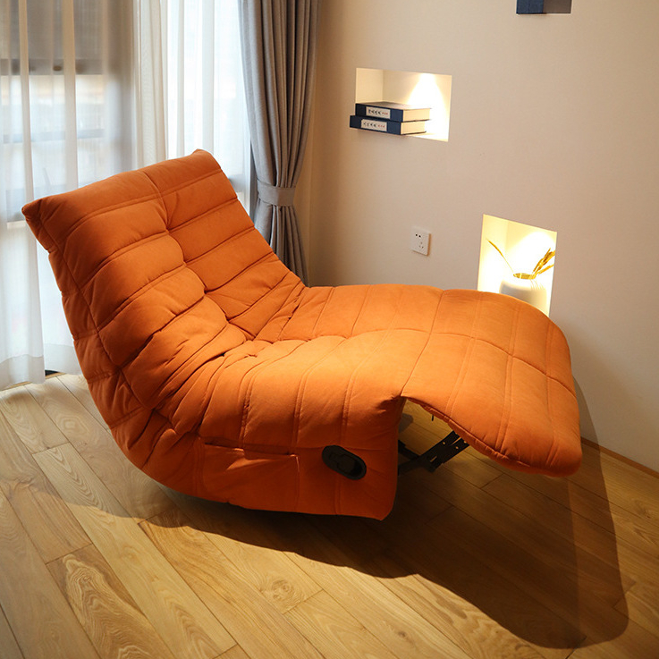 Caterpillar Lazy Sofa with Foot Rest Worm Rocking Lying Chair Living ...