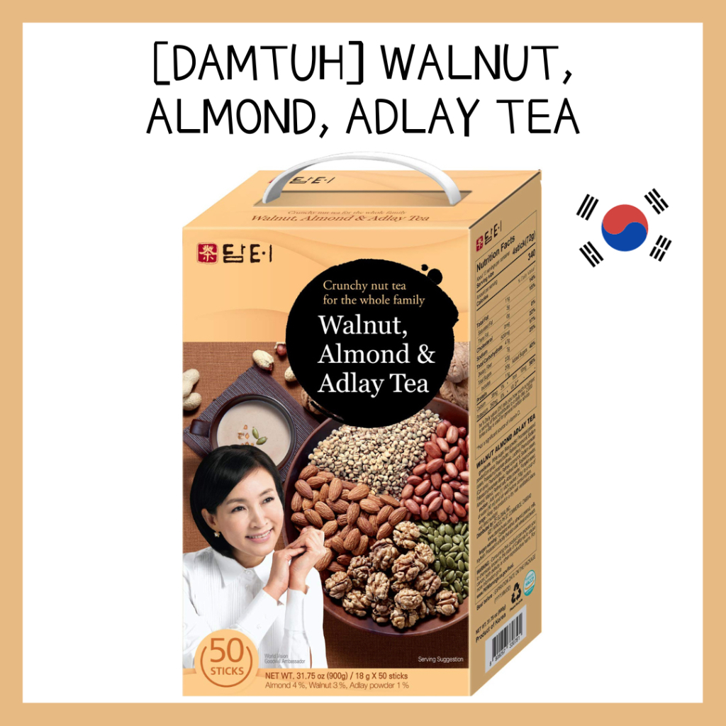 [DAMTUH] All Natural Walnut Almond Adlay Powder Tea / Korean Yulmu tea ...