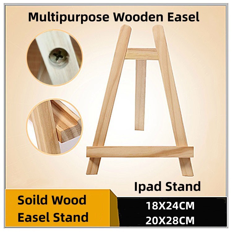 Easel Stand Solid Wood Easel Stand for Painting Canvas Holder Painting ...