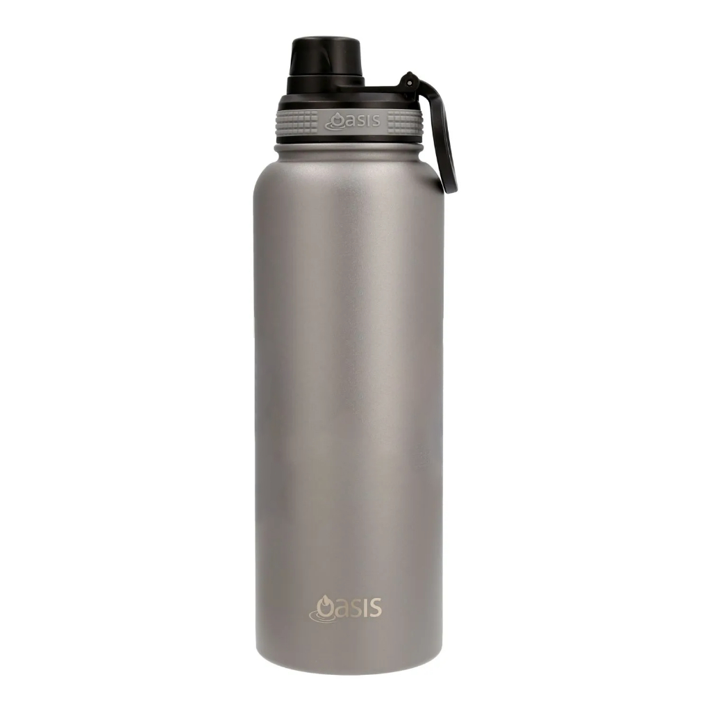 Oasis Stainless Steel Insulated Sports Water Bottle with Screw Cap 1.1L | Hot Cold Leakproof ...