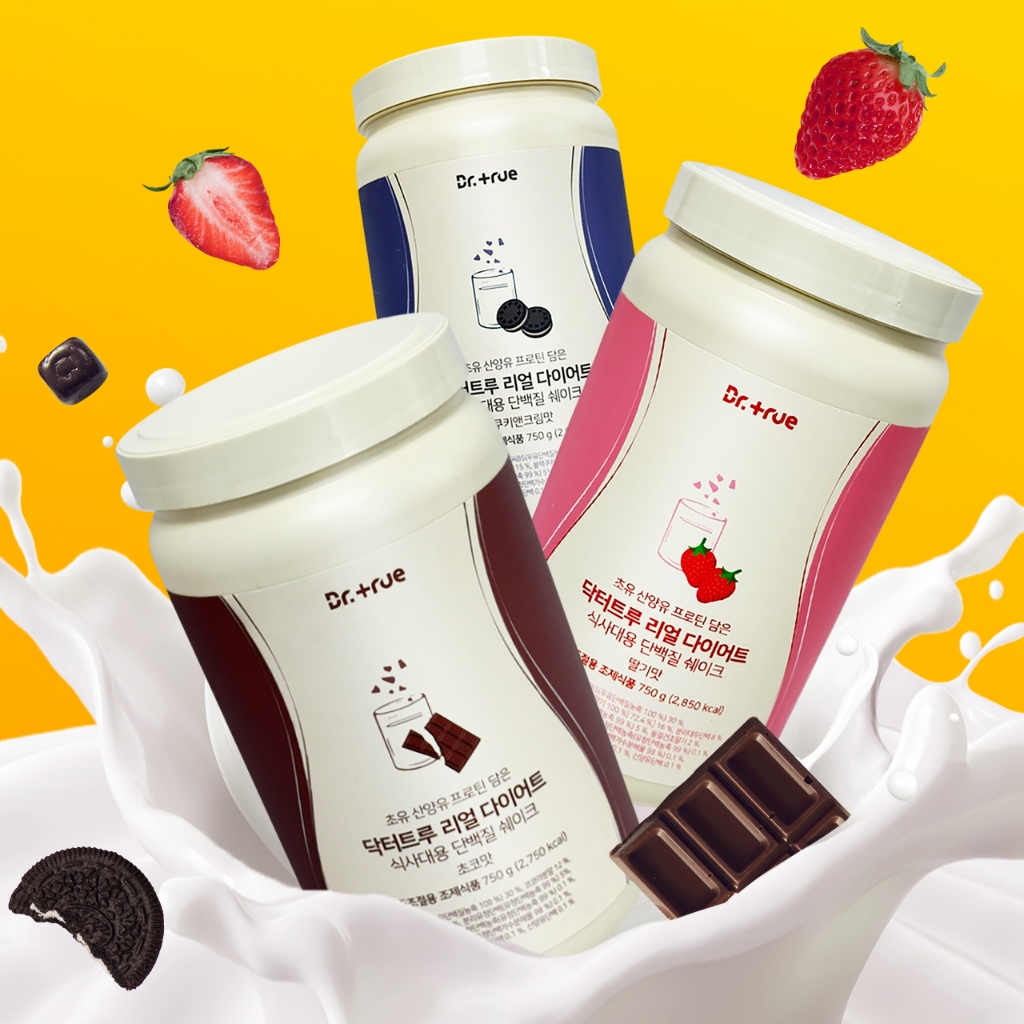 Dr.true Korean Diet Protein Shake 750g 8 Flavors | Shopee Singapore