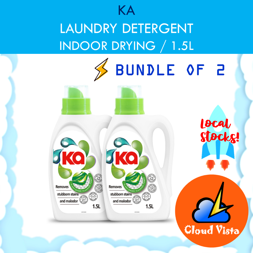 [Bundle of 2] Ka Anti-bacterial Concentrated Laundry Liquid Detergent 1 ...