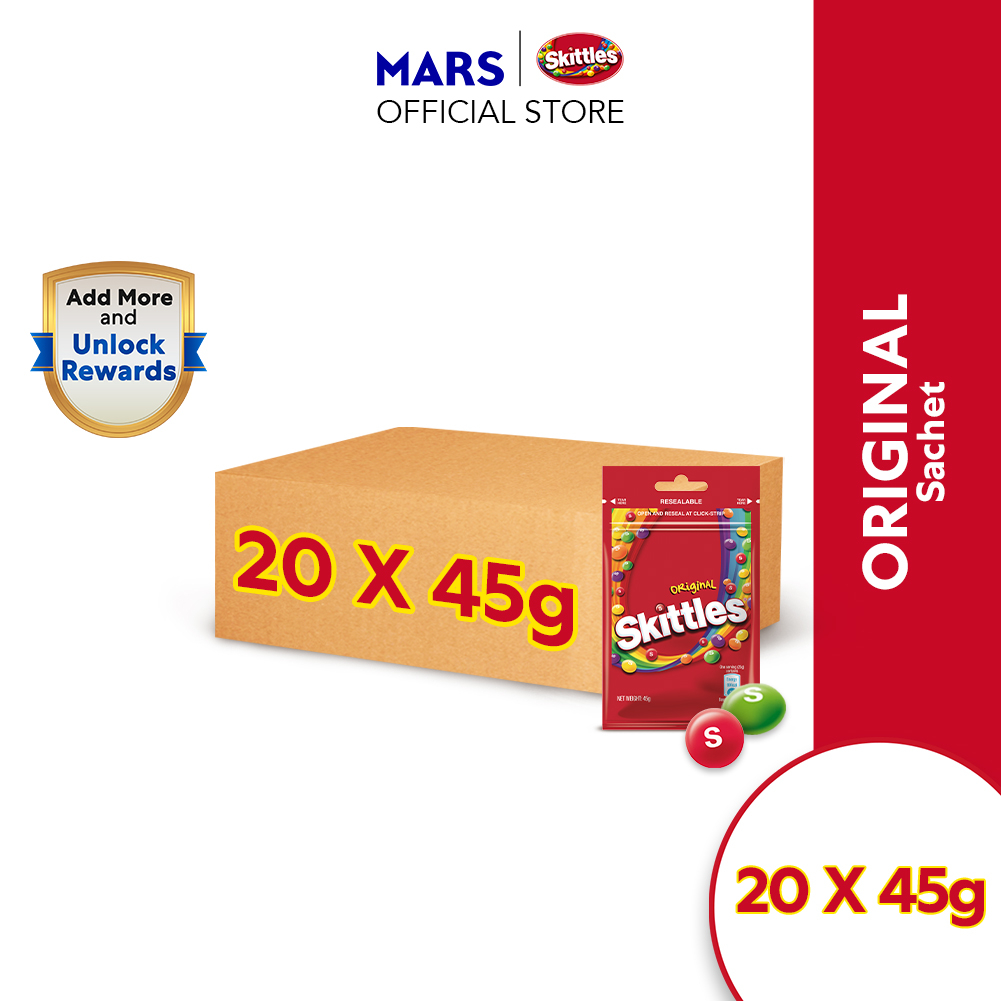 Skittles Bundle 45g x 20 Candy / Fruity / Party | Shopee Singapore