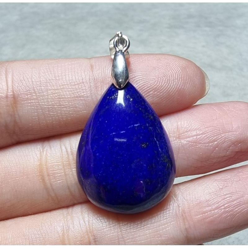 Natural Untreated Color Lapis Lazuli Pendant | Shopee Singapore