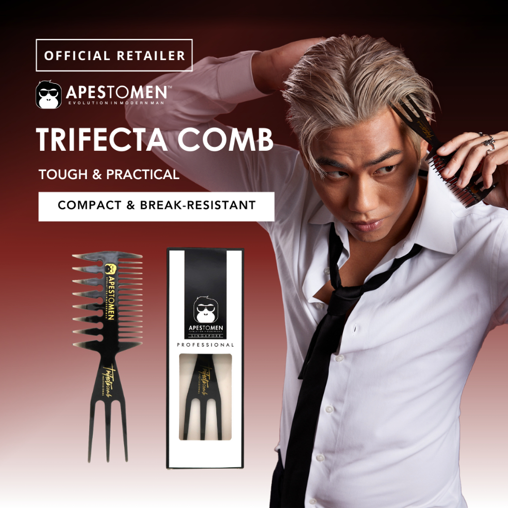 Apestomen Professional Trifecta Comb | Shopee Singapore