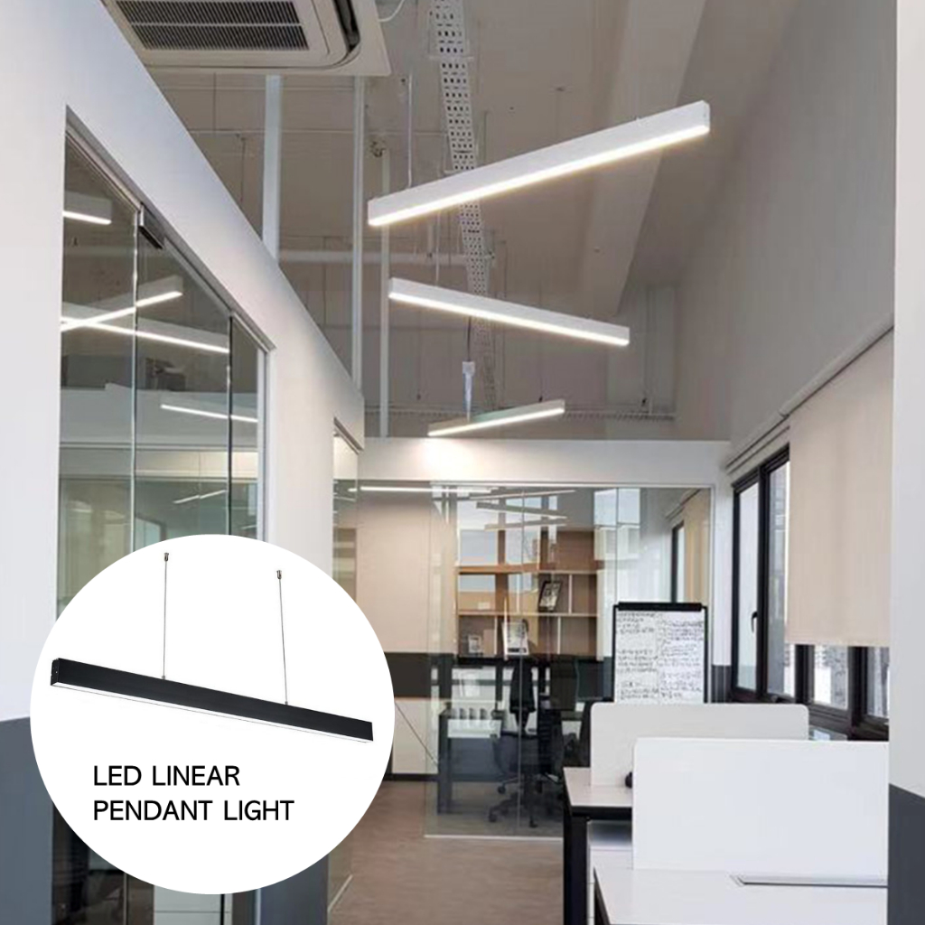 36W LED Linear Pendant Light Office LED Light Conference Room Study ...