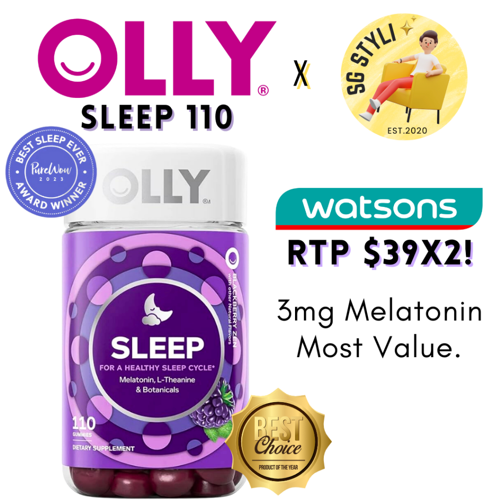 💯Olly Sleep Immunity 50/60/110 Gummy Vitamins *READY Stocks* *2-3 Days ...