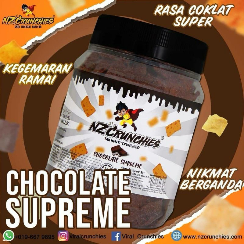 NZ Crunchies Viral Snacks Popiah Cracker HALAL 200g - 13 Flavors ...