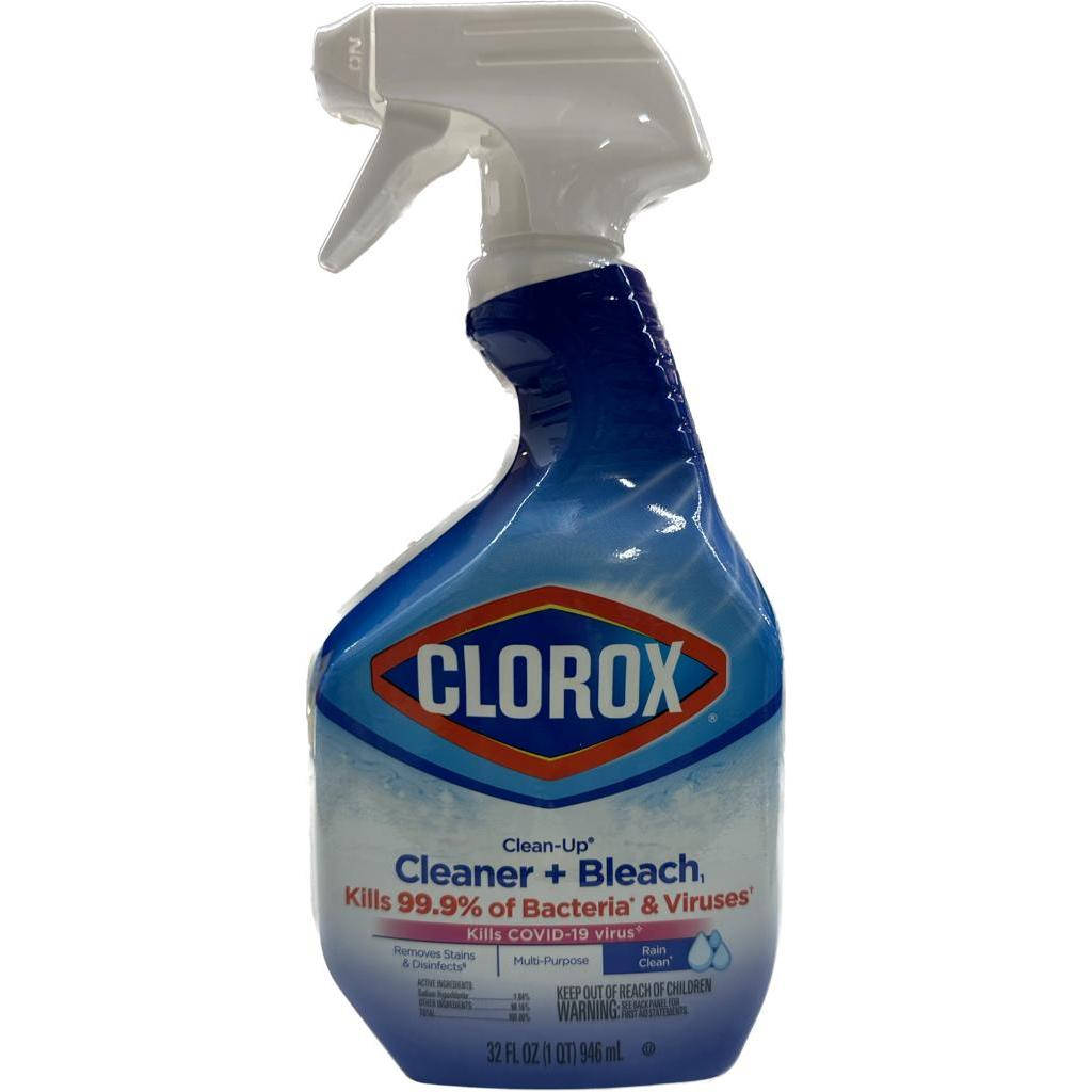 Clorox Clean-Up Disinfectant Cleaner with Bleach Rain Clean, 946ML ...