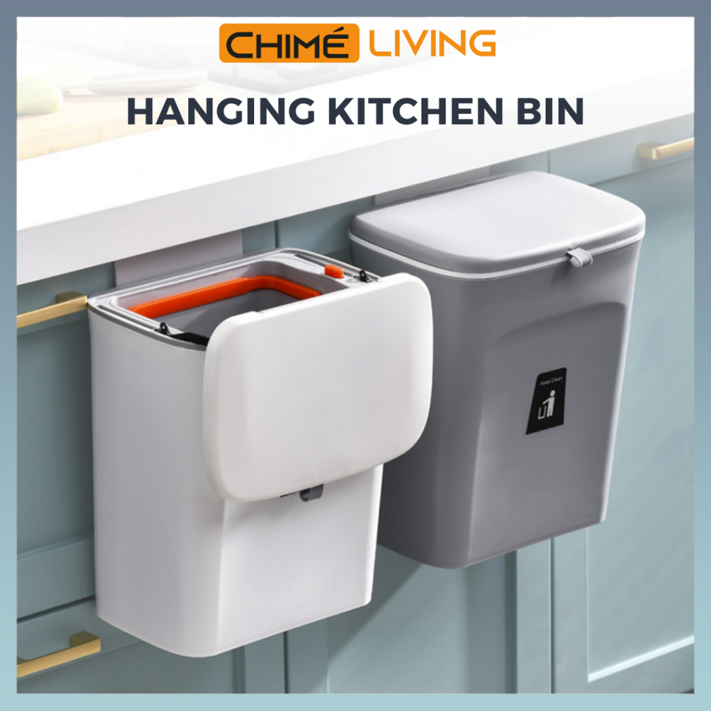 Hanging Dustbin for Home Kitchen Bathroom | Undersink Countertop ...
