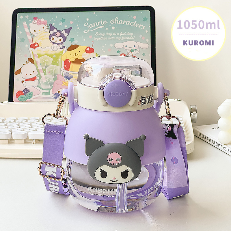 Sanrio Kids Water Bottle Tritan Bottle 100% BPA Free Cute Water Bottle My Melody Kuromi ...