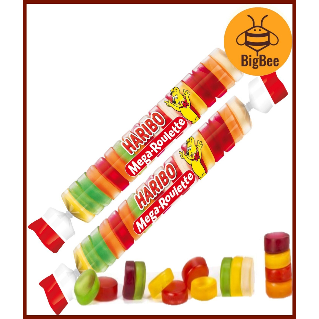Haribo Mega-Roulette - 45g / roll Haribo Mega Roulette Mixed Fruit ...