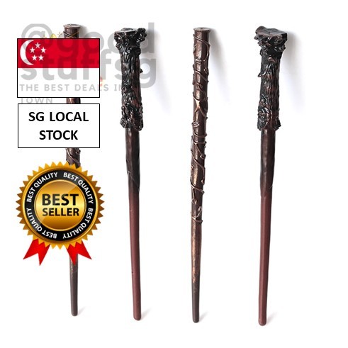 [SG FREE 🚚] Metal Core Magic Wand Cosplay Hermione Granger Premium Gift ...