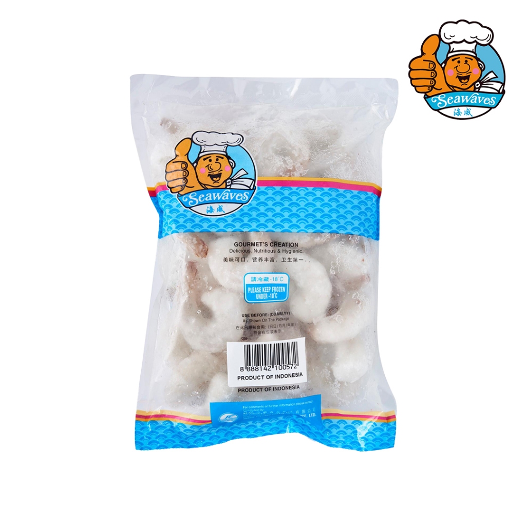 [Seawaves 海威] IQF Frozen Shrimp Meat Tail On 500g 单冻凤尾虾带尾 500g | Shopee ...