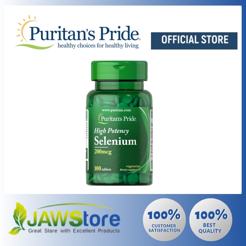 Puritan's Pride Selenium 200 mcg / 100 Tablets | Shopee Singapore