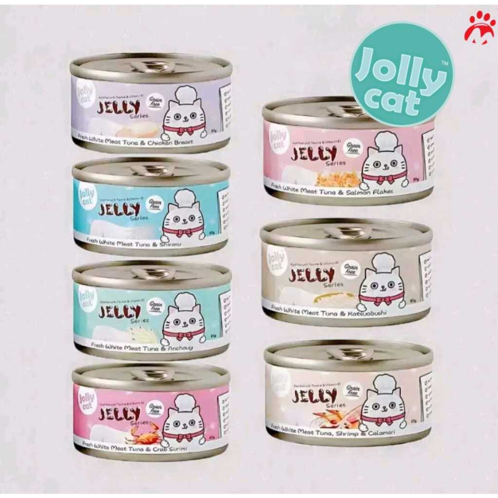 Jolly Cat Jelly Series Fresh White Meat Tuna 80g (24 Cans) | Shopee ...